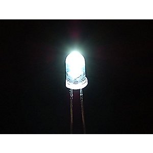 Adafruit Super Bright White 5mm LED (25 pack) [ADA754]