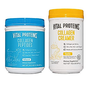 Vital Proteins Collagen Peptides Powder Unflavored 19.3 OZ Creamer Vanilla