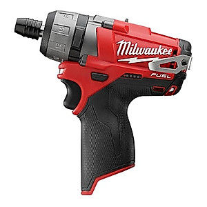 MILWAUKEE'S Cordless Screwdriver, 12V, 1/4 In., Red (2402-20)