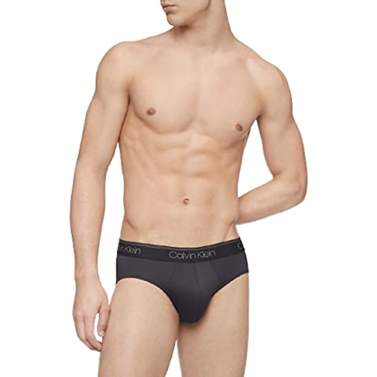Calvin Klein Men's Micro Stretch 3-Pack Hip Brief, 3 Black, M