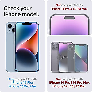 Spigen Tempered Glass Screen Protector Compatible with iPhone 14 Plus/iPhone 13 Pro Max - Sensor Protection