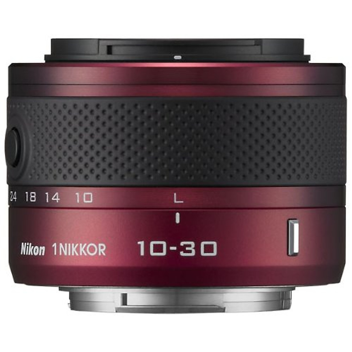 Nikon 1 J2 Compact System Camera with 10-30mm and 30-110mm Double Lens Kit - Red (10.1MP) 3 inch LCD