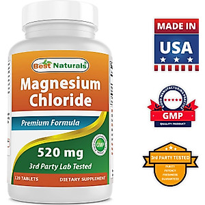 Best Naturals Bee Pollen Complex 1000 mg & Magnesium Chloride 520 mg