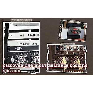 GRIFFIN Rackmount Cooling Fan | 3U Ultra-Quiet Triple Exhaust Fans, Keep Studio Audio Equipment Gear Cool | Rack Mount on Network IT System Server Rails | DJ PA AMP Temperature Control Panel Cabinet