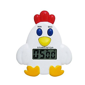 LCD Chicken Countdown Timer Clock Digital Kitchen Timer With Alarm