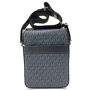 Michael Kors Men's Medium Crossbody Leather Cooper Flight Bag (Admiral Blue)