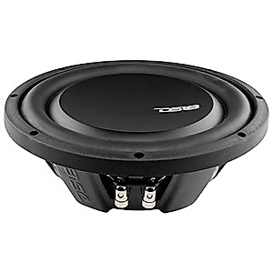 DS18 PSW10.4D 10" Shallow Mount Subwoofer 1000 Watts Max Power 500 Watts RMS Dual Voice Coil 4+4 OHMS Water Resistant - Best Sub for Tight Spaces in Car & Trucks - 1 Speaker