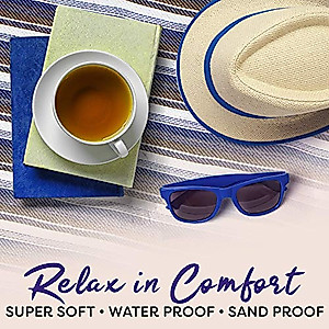 scuddles Picnic Blankets Dual Layers Picnic Blanket Outdoor Water-Resistant Handy Mat Tote Spring Summer Camping Blanket Great for The Beach