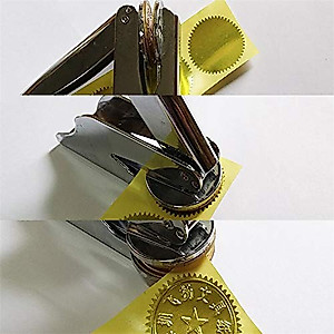 100pcs 1 3/4" Self-Adhesive Gold Embossed Foil Blank Certificate Sealing Stickers - Perfect for Invitations, Notary Seals, Corporate Seals, Personalized Monogram Emboss (Gold)