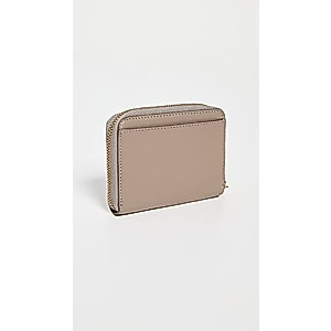 Marc Jacobs Women's The Slim 84 Zzip Around Wallet, Cement, Grey, One Size