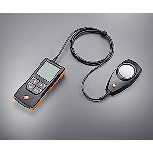 Testo 545 Digital Lux Meter – Light Meter Handheld for Light Illuminance Measurement in Workplaces – Range of up to 100,000 Lux – Luxometer with App Compatibility