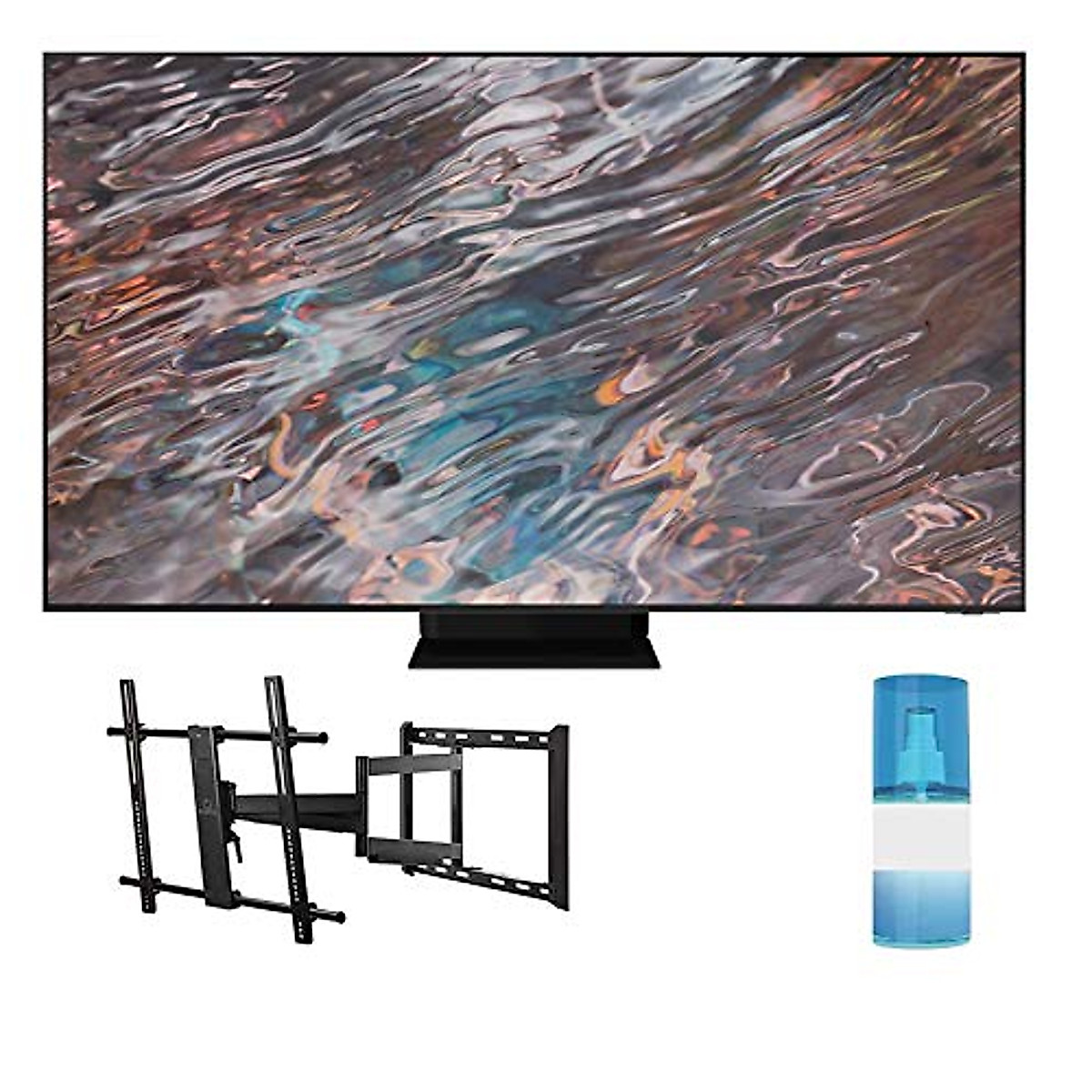 SAMSUNG QN85QN800A 85" QN800A Series UHD Neo QLED 8K Smart TV with a Walts TV Large/Extra Large Full Motion Mount for 43"-90" Compatible TV's and Walts HDTV Screen Cleaner Kit (2021)