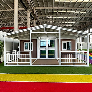 Luxury Modular 20ft & 40ft Prefab Home - 3 Bedrooms, Ready-to-Move-in Tiny Cabin