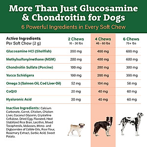 Doggie Dailies Glucosamine for Dogs & Probiotics for Dogs Bundle