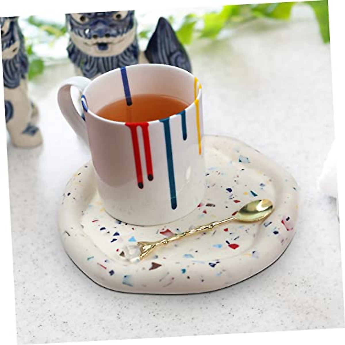 VILLCASE 2pcs Pallet Mold Oval Tray Crystal Decor Resin Molds Teacup Tray Mold Resin Tray Molds DIY Irregular Cloud Design Tray Mold Serving Tray Mold Novel Shaped Tray Mold Jewelry Coaster