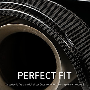 JSWAN Real Carbon Fiber Tail Throat Upper Trim Cover Fit for Toyota Supra GR A90 A91 MK5 Exhaust Muffler Tail Pipe Upper Trim Cover Accessories