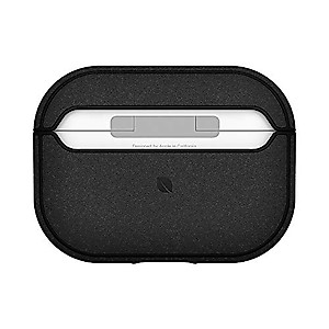 Incase Metallic Case, Compatible with AirPods Pro, Lightweight Form-Fitting Protection, Black (INOM100678-BLK)