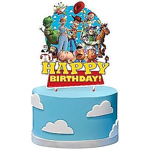 1 Toy Story Cake Topper for Children Boy Birthday Party Cake Decorations