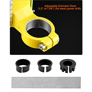 QWORK Drill Press Stand, Heavy Duty Floor Drilling Press/Rotary Tool Workstation,Table Top Drill Press 90° Rotating Fixed Frame for Drilling Collet, Drill Press Table, Drill Workbench Repair