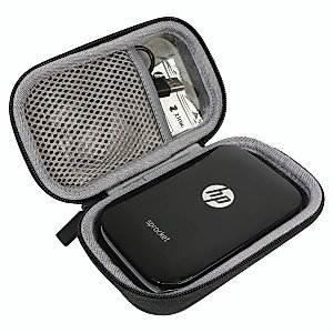 co2CREA Hard Travel Case Replacement for HP Sprocket Portable Photo Printer (Black)