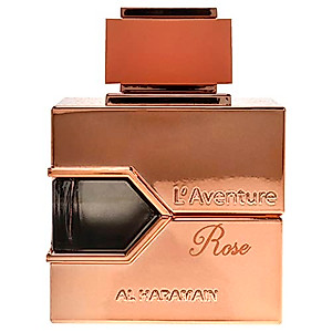 Al Haramain L'aventure Rose for Women Eau de Parfum Spray, 3.4 Ounce