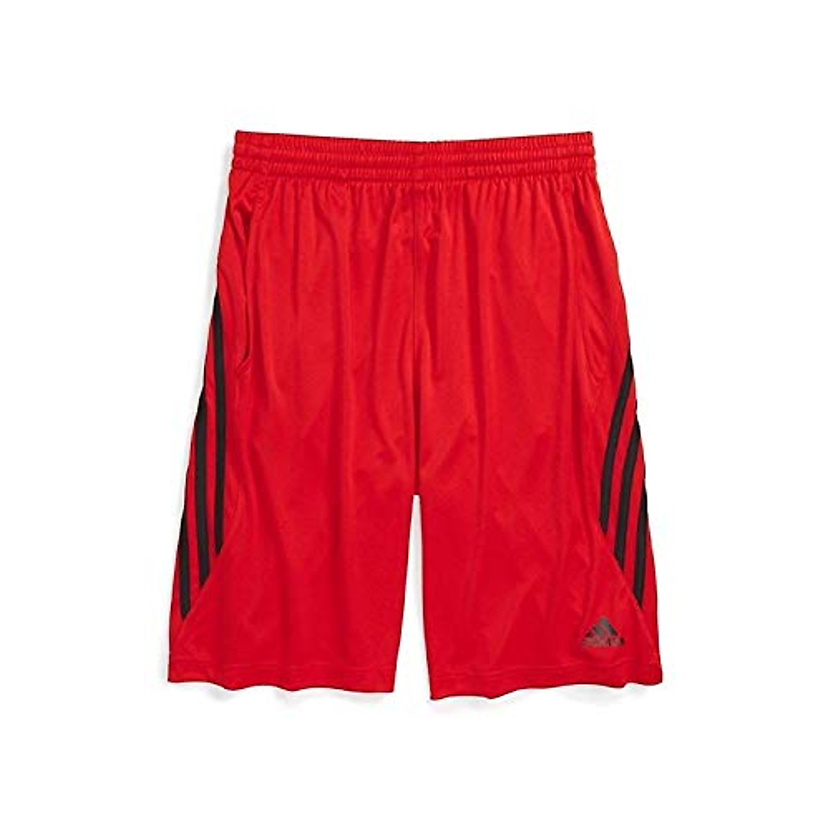 adidas Men's Ultimate Core Short (Large, Scarlet/Black)