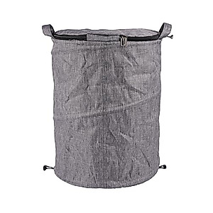 Toy Storage Basket with Cityscape Playmat - 11.8" Drawstring Toy Storage Bag with Foldable Play Mat Featuring Nonslip Backing - Portable Slide-Away Toy Storage Basket for Playrooms/Home/Travel