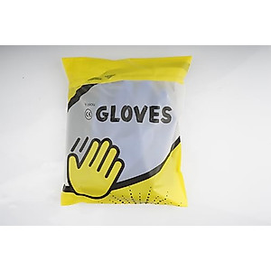 Haiou Long Rubber Gloves Elbow Length Chemical Resistant Gloves with Cotton Lining Waterproof Gloves, 25 inches, Large