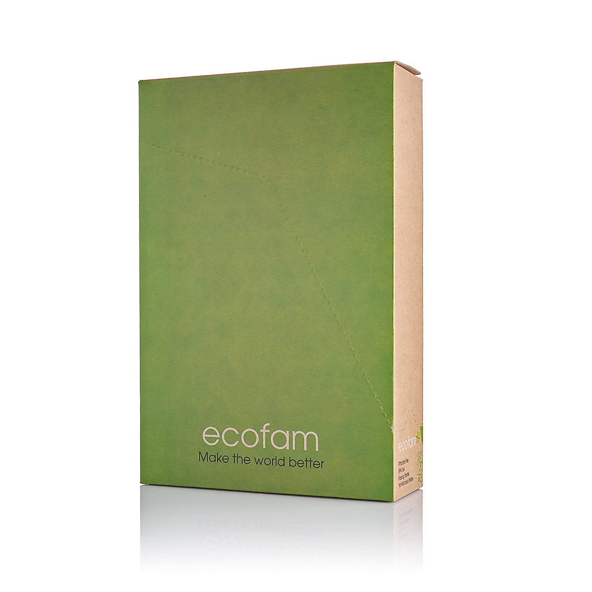 ECOFAM Earth Friendly Compostable Adult Manual Toothbrushes - Silver Infused Soft Bristle Toothbrush (4 Pack) (8 Pack Multi Color)