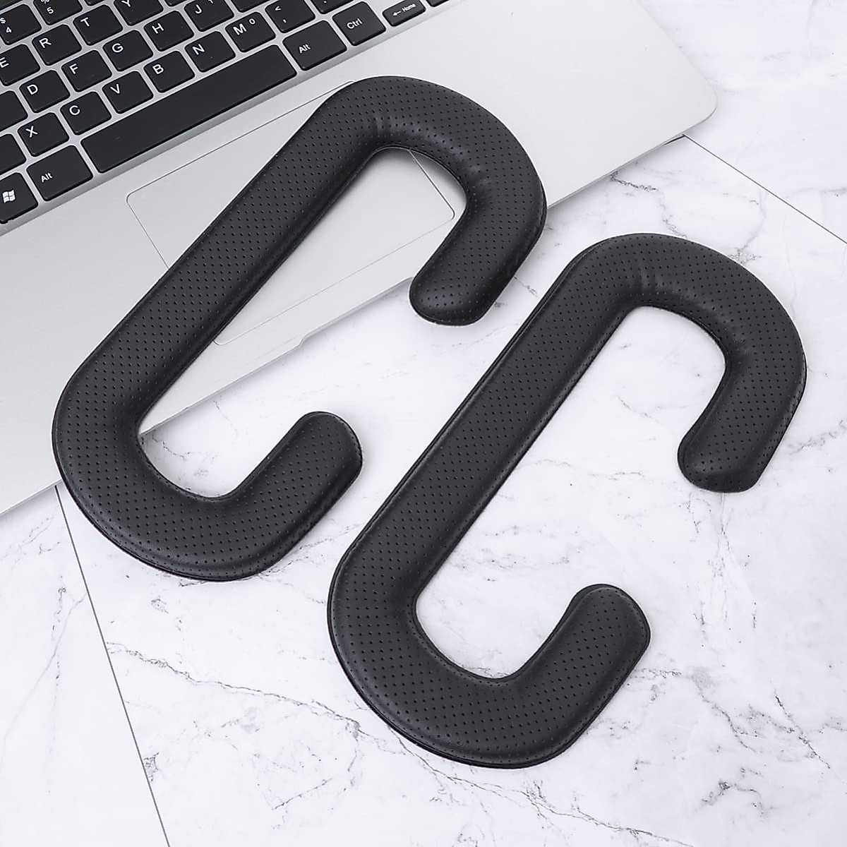 VILLCASE 4pcs Eye Cup Pu Leather Vr Face Cushion Cover Blinder Facemaks Vr Face Cover Cushion Vive Replacement Foam Vr Face Pad Pantiliners Eye Cover Vive Facial Vr Pad Mask Sheet V2 Sponge