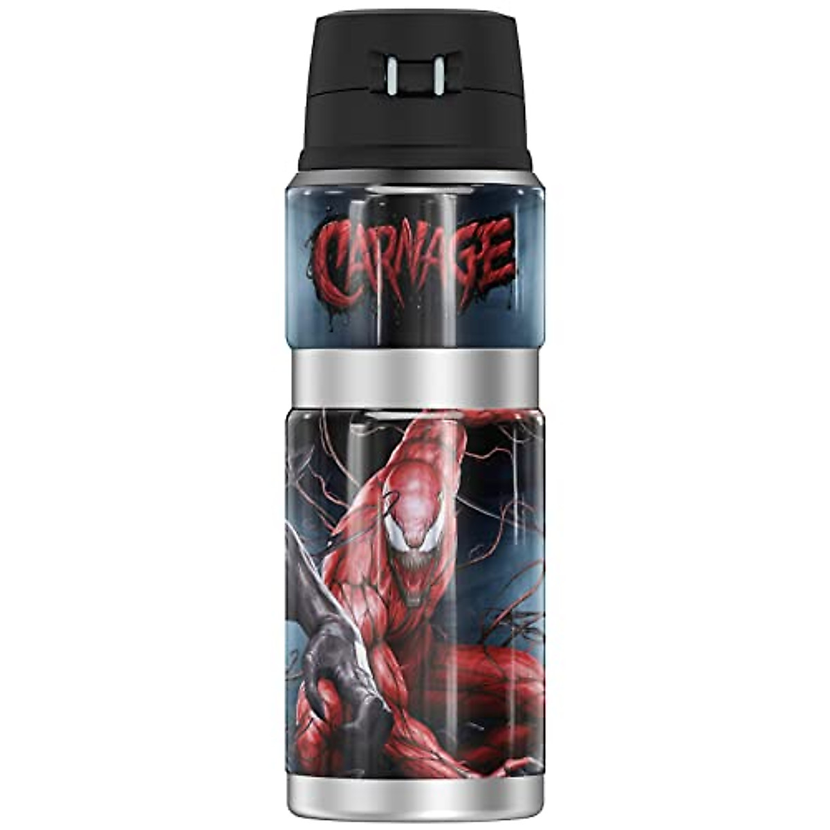 Venom Venom And Carnage THERMOS STAINLESS KING Stainless Steel Drink Bottle, Vacuum insulated & Double Wall, 24oz