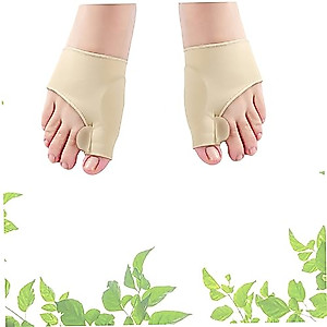 Thumb Brace 1 Pair Night Splint Thumb Protector Tool Stand Bunion Brace Nylon Socks Hallux Valgus Gloves Trigger Bracket Forefoot Khaki Pedicure Foot Protectors for Feet