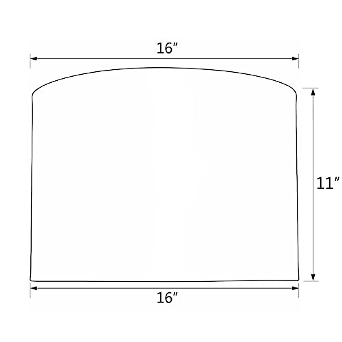 Aspen Creative 31163 Transitional Drum (Cylinder) Shaped Spider Construction Lamp Shade in White, 16" wide (16" x 16" x 11")