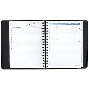 AT-A-GLANCE The Action Planner Daily Appointment Book 2015, Wirebound, 6.88 x 8.75 Inch Page Size, Black (70-EP03-05)