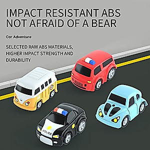 YOERWOD Toys for 3 Year Old Boys，Car Race Track for Kids with 4 Vehicles, Space Exploration Adventure Theme Preschool Educational Ideal Gift for Boys and Girls Aged 3 4 5 6 7 (Blue)