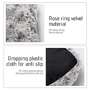 FULAT Reversible Dog Crate Pad | Washable Memory Foam Pet Cushion | Waterproof Dog Pad | Pet Crate Bed Mat | Kennel Pad with Non-Slip Bottom | Dog Crate Mattress for Pets and Puppies