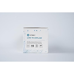 UTEBIT Solar Motion Sensor Flood Light, 4 Heads LED Security Lights, IP65 Waterproof Outdoor Wall Light, 3000LM Snowflake Lights, USB Chargeable 3 Modes Garden Yard Solar Lights for Outside