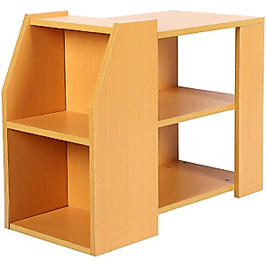 3 Tier Modern Bookshelf Storage Rack Sofa Side Table for Living Room Home Office Furniture