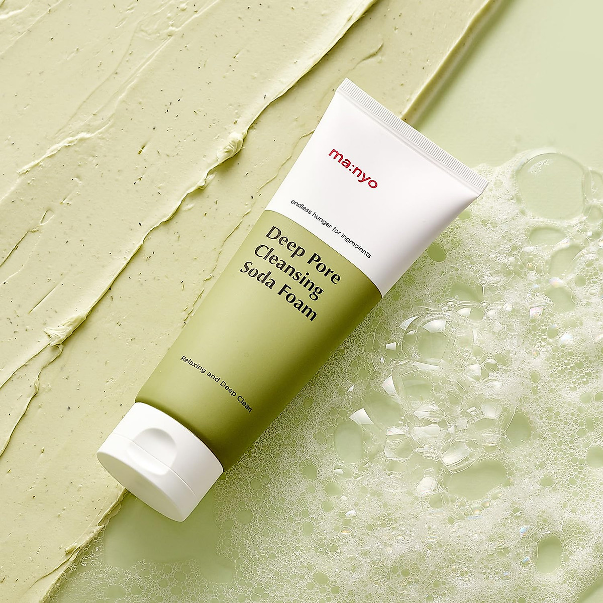 ma:nyo Vitamin C Soda Foam Cleanser | Deep Pore Cleansing Face Wash | Gentle and Non-Irritating | Korean Skincare for Men and Women, 5.0 fl oz (150ml)