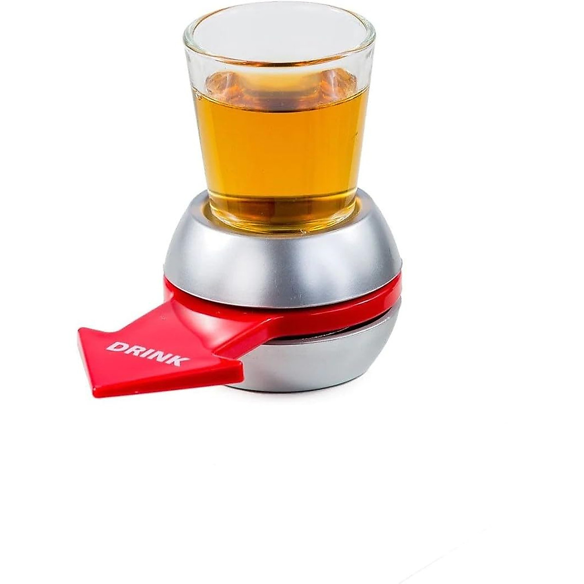 Barbuzzo Retro Spin the Shot Game - The Drinking Game Where Everybody Wins - Let the Spin Decide Your Fate - Great Gift for Home Entertaining, Parties, Tailgates, & Celebrations