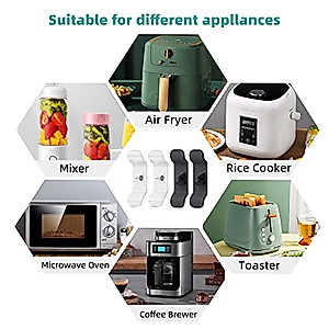 12 Pack Kitchen Appliance Cord winder, Appliance Cord Organizer Stick on Mixers, Coffee Maker, Pressure Cooker and Air Fryer