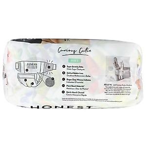 The Honest Company - Eco-Friendly and Premium Disposable Diapers - Pandas, Size 5 (27+ lbs), 20 Count