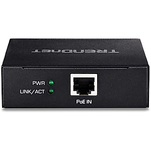 TRENDnet Gigabit PoE+ Repeater/Amplifier, Single Port PoE Power over Ethernet, Extends 100m for Total Distance Up to 200m (656 ft.), TPE-E100 (Renewed)
