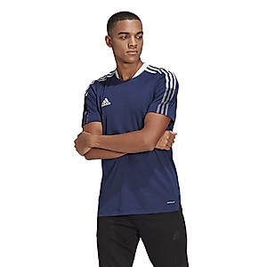 adidas Men's Tiro 21 Training Jersey, Team Navy Blue, Medium