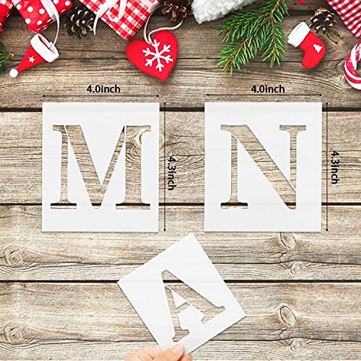 WATINC 26 Pack DIY Burlap Banner Set Include Letter Stencil, Design Swallowtail Flags for Kids and Adults, Handwriting Banner for Birthday and Independence Party, Unique Hand Draw Home Summer Decor