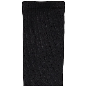Big and Tall Crew Socks (AC18P) Black, 12-14