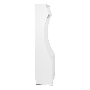 Prepac White Compact Wardrobe with Shoe Storage,