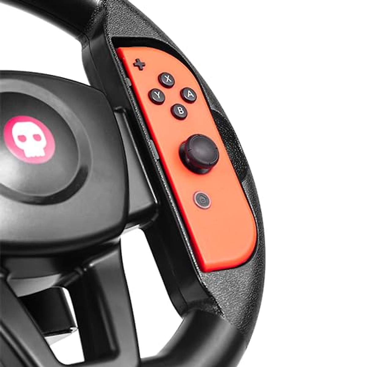 Numskull Switch Joy-Con Steering Wheel Table Attachment, Compatible with Nintendo Switch Racing Wheel Accessory,Black