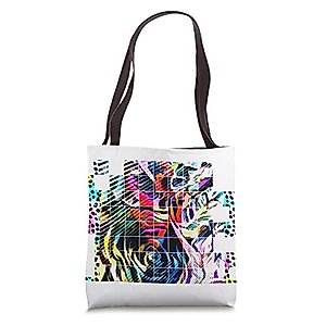 Leopard Print And Rose TaraParksDesigns Tote Bag