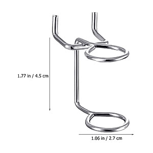 Angoily 5pcs Tool Hole Board clamp Bracket Kitchenware Holder Metal Hook Girl Screw Accessories Screwdriver Metal Appendix Iron Perfboard Shelf Iron Screw Iron Nail peg Board Hook